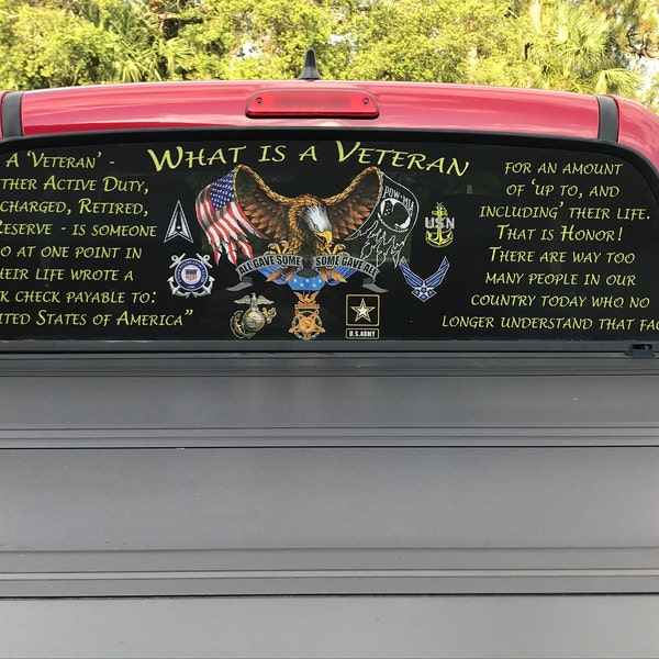 Custom Design Your Own Rear Window Mural, Decal for Rear Window on ...