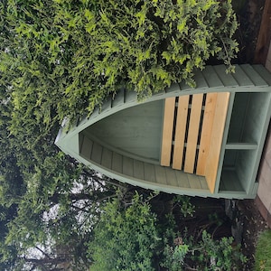 Boat Shaped/gothic Single Seat Garden Bench/arbour-delivered ...