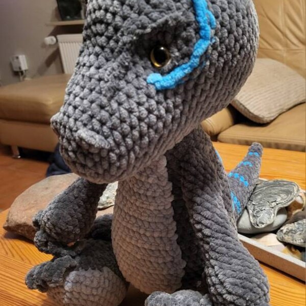 Raptor, Raptor Crochet Pattern, Crochet Pattern, Amigurumi, Raptor ...