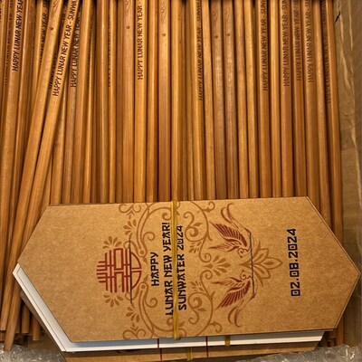 20pairs Chopsticks for Wedding Gift, Wooden Chopsticks Set, Custom ...