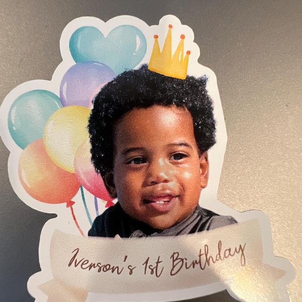 Birthday Sticker｜personalized Birthday Sticker｜custom Kid Birthday ...