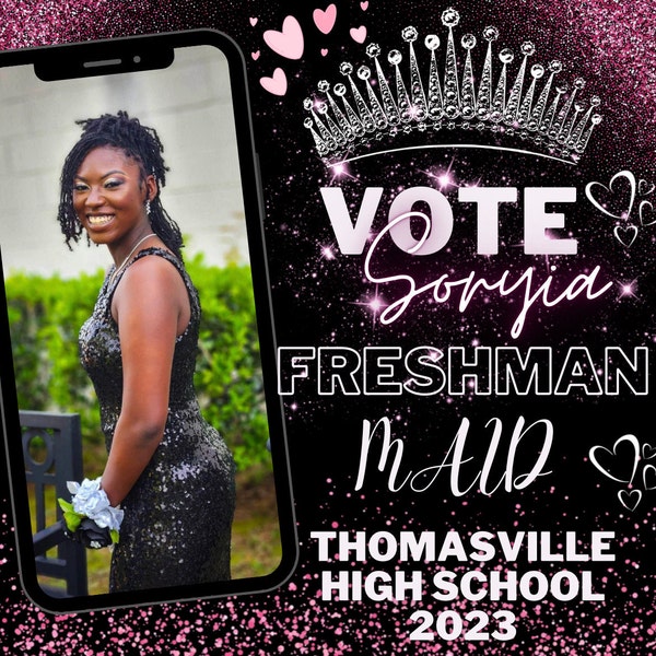 Vote Homecoming Queen Flyer, Homecoming Flyer, Campaign Flyer, Class ...