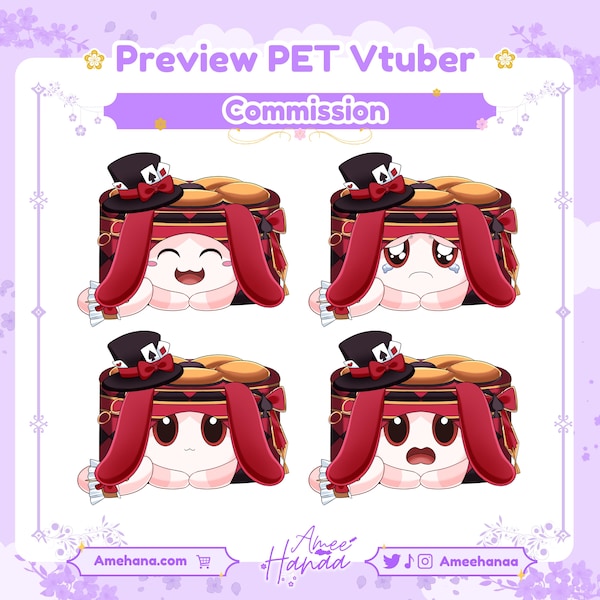 Custom VTuber Pet Live2D Model | Cute Companion with Rigging for ...