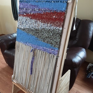 Easel Stand For Adjustable Twining Loom or Art in Solid Maple | Etsy