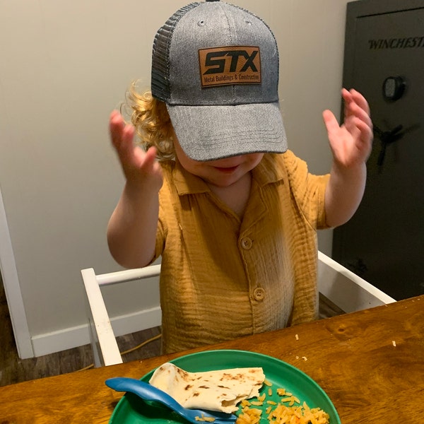 Custom Toddler Ball Cap Hat With Mesh Back, Infant Hat, Signature Hat ...