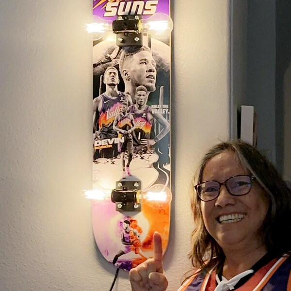 Skateboard Lamp Checkerboard - Etsy