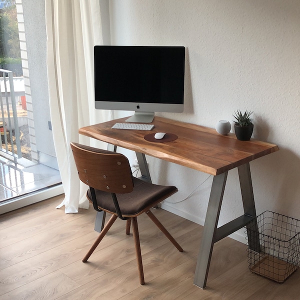 Industrial Table Legs - A-frame Design - Box Section Steel, Various ...