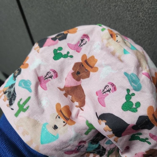 Way to a Man’s Heart, Funny Euro Scrub Caps for Women, Elastic With ...