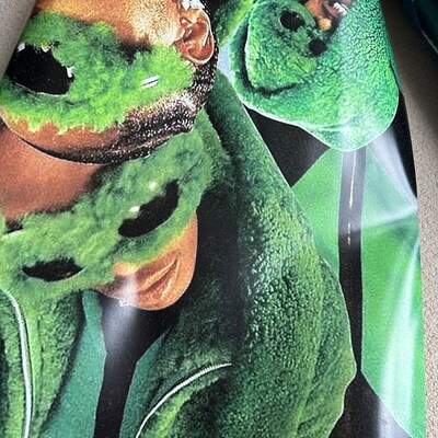 KANYE WEST Digital Rap Wall Decor Poster, Hiphop Music Poster ...