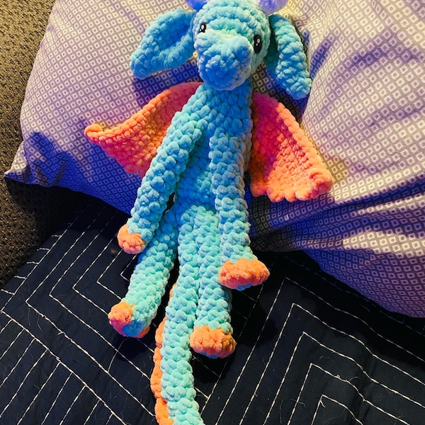 Froots the Dragon Lovey Crochet Pattern PDF ONLY - Etsy