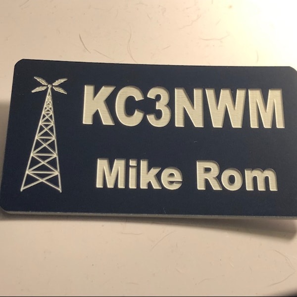 Ham Radio Call Sign Badges Amateur Radio HAM-1 - Etsy