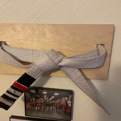 Martial Arts Belt Display Laser Cut Wood for Brazilian Jiu Jitsu, Judo ...