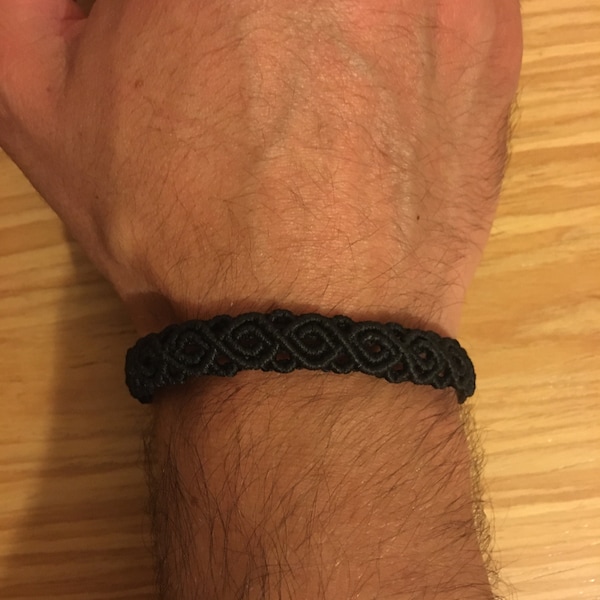Men Macrame Bracelet, Gifts for Him, Mens Bracelet, Macrame Jewelry ...