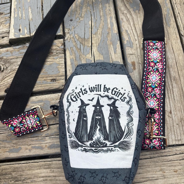 In Memoriam Coffin Crossbody Bag Digital Sewing Pattern and Tutorial ...