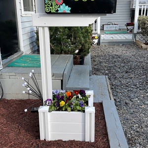 Mailbox Magnet Partial Cover Spring Daisytrio Address Numbers - Etsy