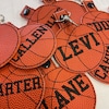 Basketball Keychain, Basketball Team Key Fob, Basketball Accessory ...