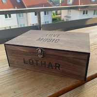 Love Letter Box Valentines Day Gift. Personalized Small Wooden ...