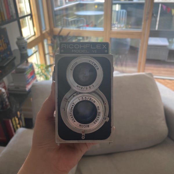 Ricoh Ricohflex Vintage TLR Medium Format Film Camera, Overhauled ...