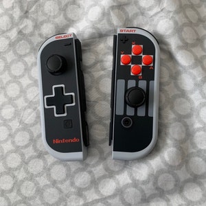 Custom NES Nintendo Themed Nintendo Switch Joy-con Joycon Controllers D ...