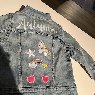 Personalized Baby Toddler Children Denim Jacket - Etsy