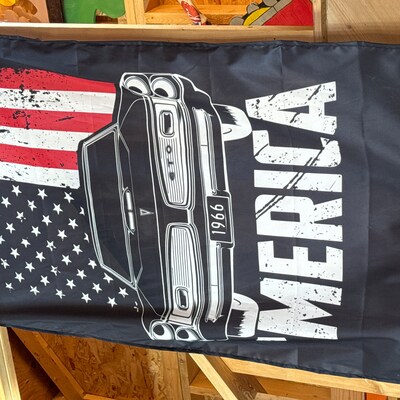 1986 Chevy Silverado C10 Pickup, Square-body Truck Black Flag, Gift for ...