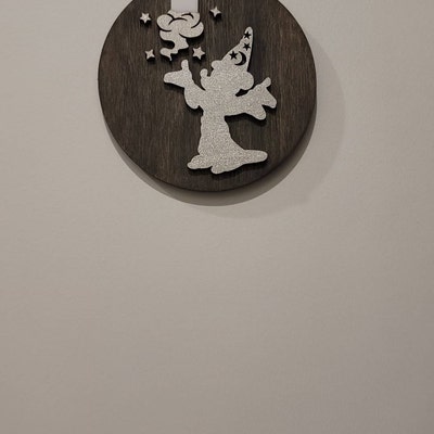 Mickey Wood Bathroom Door Sign Disney Bathroom Sign Disney Door Sign ...