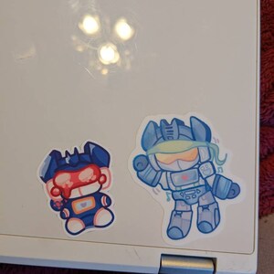 Soundwave & Rodimus Tf Metallic Sticker - Etsy