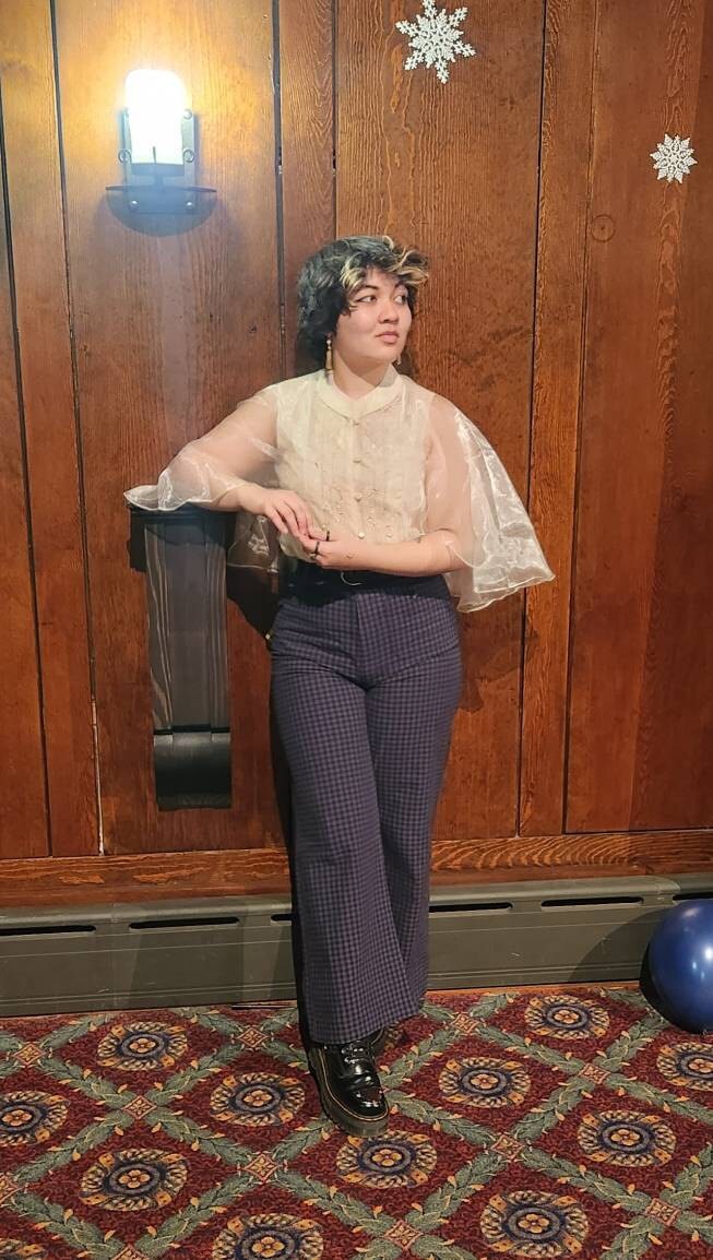 Modern FILIPINIANA Silk Embroidered CAPE Barong - BEIGE