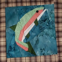 Rainbow Trout Paper-piecing Quilt Pattern, PDF - Etsy Canada