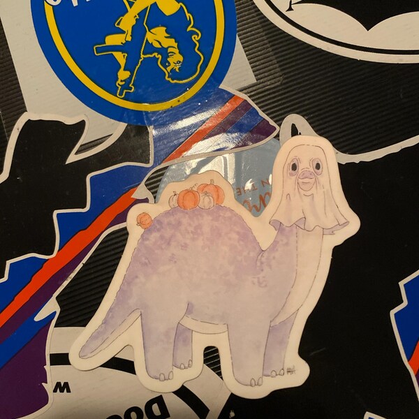 Spooky Ghost Goats Print - Etsy