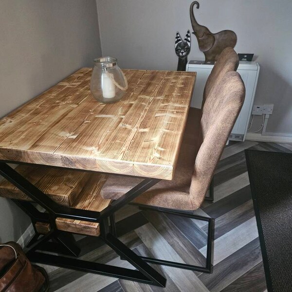 Dining Table With A Frame Legs 80cm X80cm - Etsy