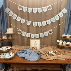 Gummy Bear Happy Birthday Banner Bear Banner Beary First Birthday Party ...