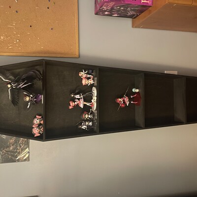 52 Inch Coffin Bookshelf, Goth, Spooky, Home Decor, Bookcase, Mystic ...