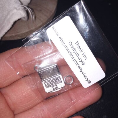 3D Laptop Computer Charm - Etsy