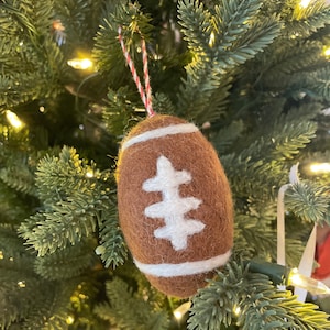 Football Ornament Felt Wool Fair Trade Handmade Christmas Nepal - Etsy