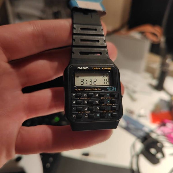 Casio DBC-610 With WR Symbol Calculator Data Bank Watch Module 676 ...