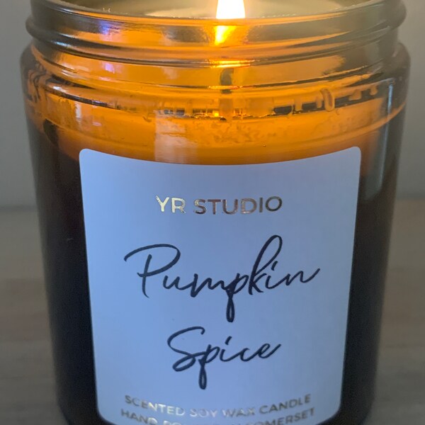 Hello Autumn Candle, Hello Fall Candle, Autumn Home Decor, Cosy Candle ...