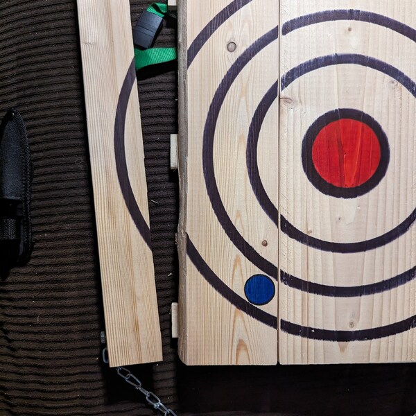 Large 4-ring Hanging Axe and Knife Throwing Target (FREE SHIPPING) - Etsy