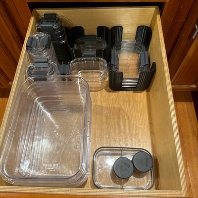 Rubbermaid Brilliance Tupperware Lid Organizer - Etsy