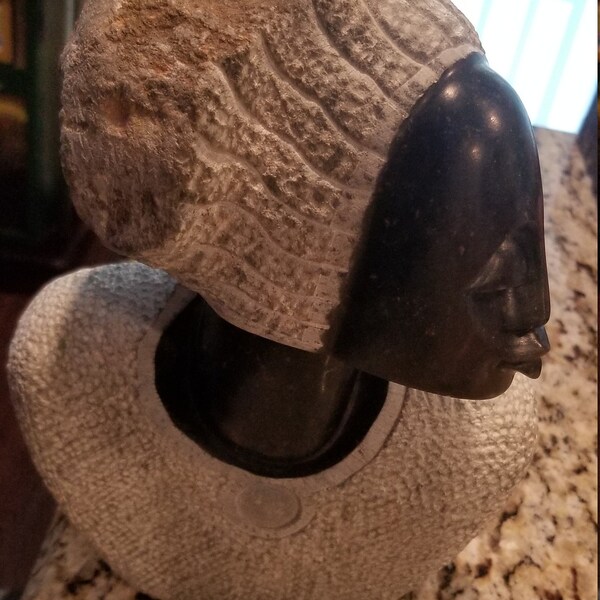 Authentic African Shona Stone Sculpture Titled "the Village Prince ...