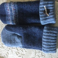 Upcycled Wool Sweater Mitten Pdf Pattern INSTANT DOWNLOAD - Etsy Canada