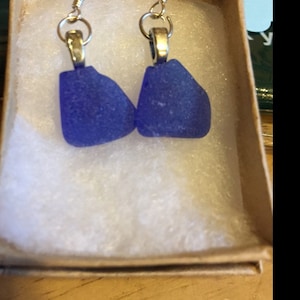 Genuine Cobalt Blue and Kelly Green Sea Glass Hair Comb - Etsy