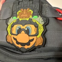 Topographic Map PVC Morale Patch - Etsy UK