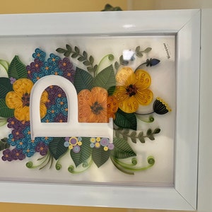 Quilling Customised Letters A to Z , Personalized Gift, Home Decor ...