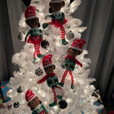 Personalized Christmas Elf, Stuffed Elf, Stocking Stuffer, Multicultural Plush Elves, Christmas ...