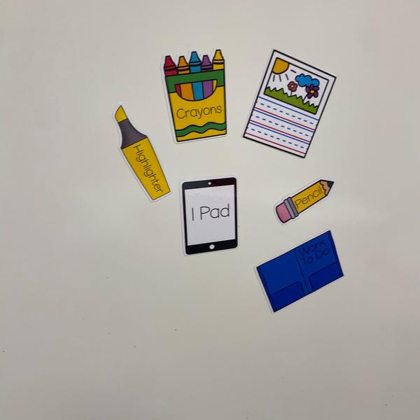 Visual Aid Card School Magnet for Whiteboard Magnet You Will Need ...