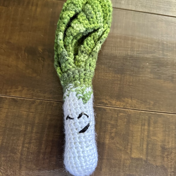 LEEK Crochet Pattern PDF - Crochet Leek Pattern. Play Food Leek ...