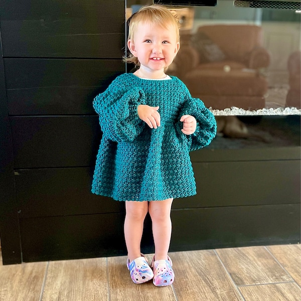 Crochet Pattern Baby or Girls Dress - 6 Months to 8 Years - Etsy