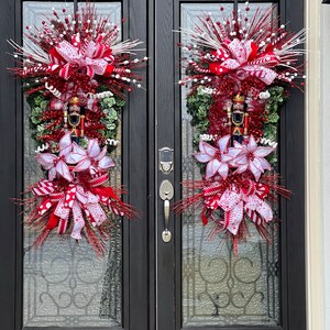 Extra Large Christmas Elf Wreath for Double Doors Nice Elf - Etsy