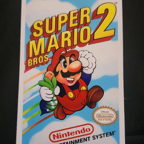 N64 Super Mario 64 Replacement Label Decal Sticker Nintendo - Etsy
